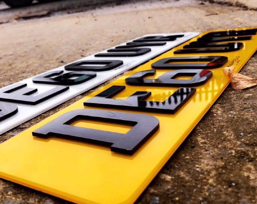 4D LASER CUT NUMBER PLATES, 4D Number Plates Make Custom Number Plates ...