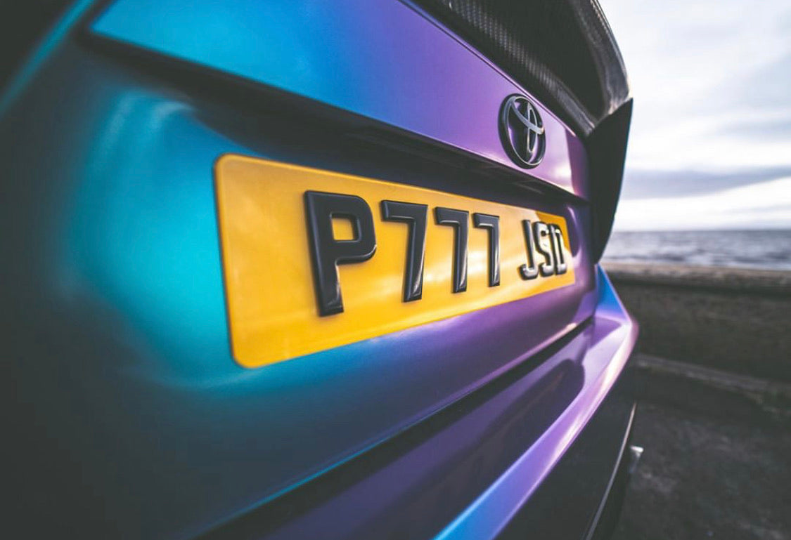 4D BLACK GEL NUMBER PLATES, 4D Number Plates, Make Custom Number Plate ...